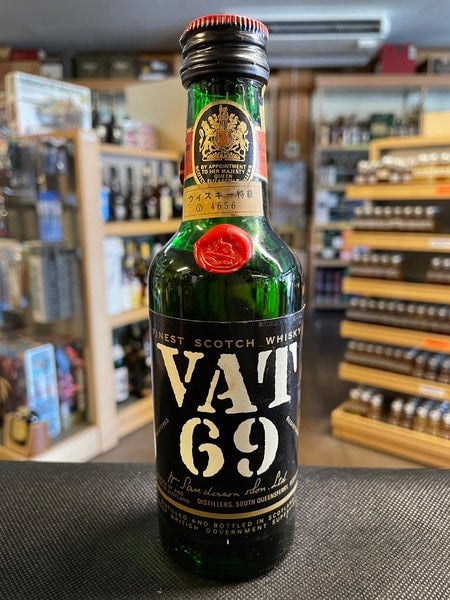 190ml 43% VAT69 バット69 特級 ’70s~ JAPAN TAX KJ4015 | 京屋酒店 オンラインストア